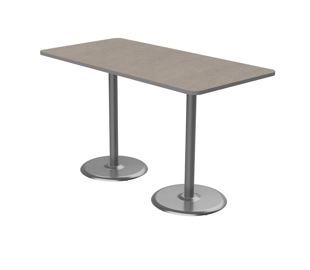 Dual Base Rectangle Café Table - Marco