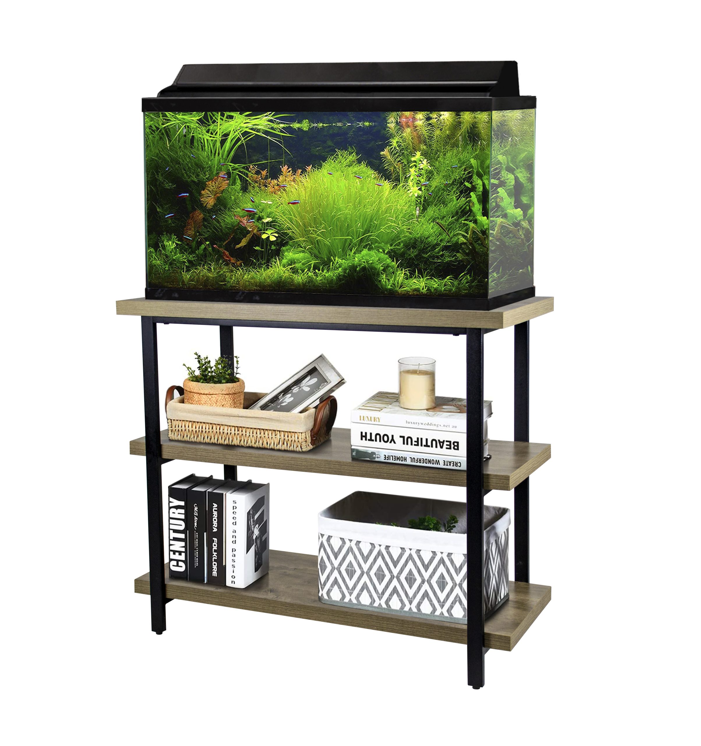 29/37-Gallon 3-Tier Aquarium Stand - Marco
