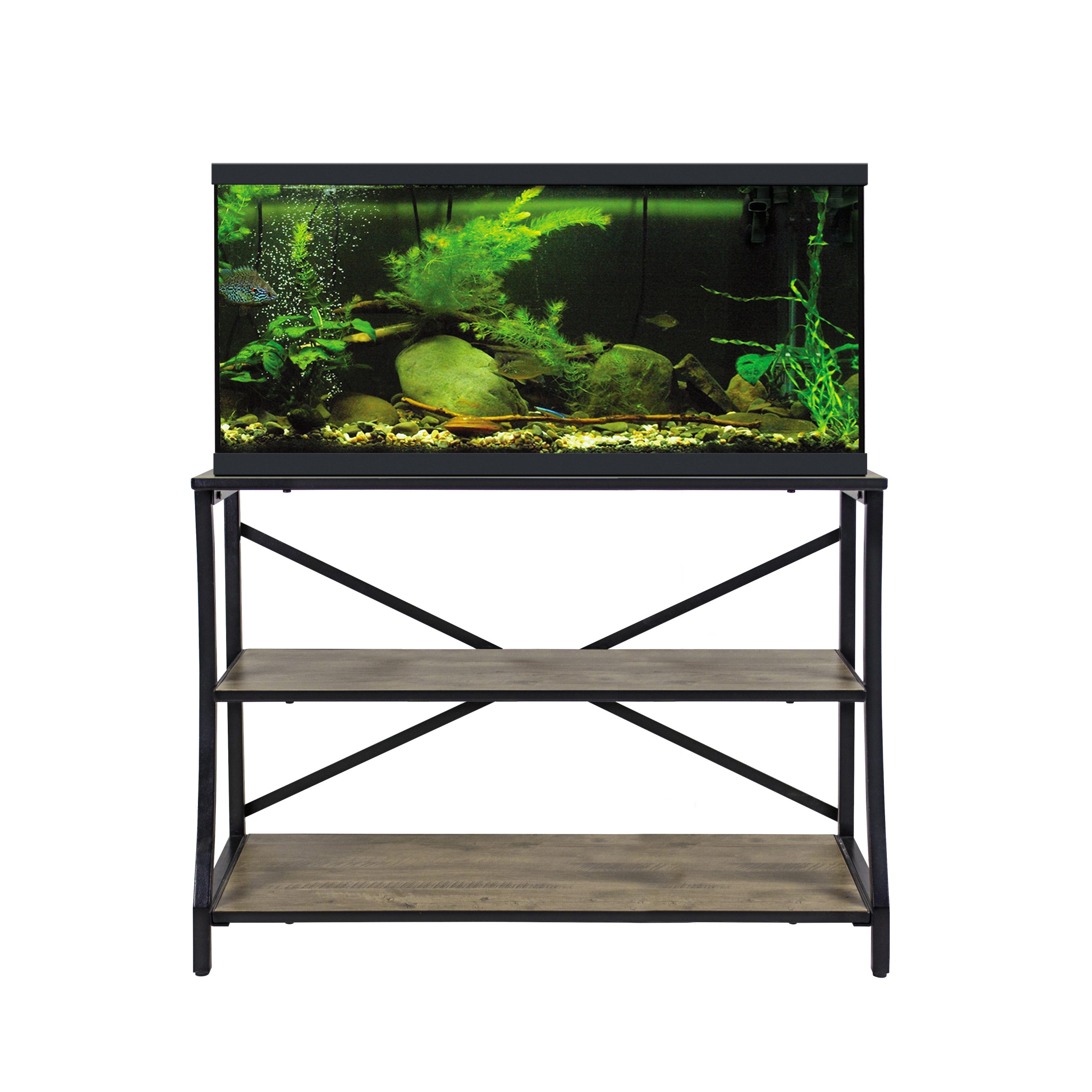 40/55-Gallon 3-Tier, Swerved Leg Aquarium Stand - Marco